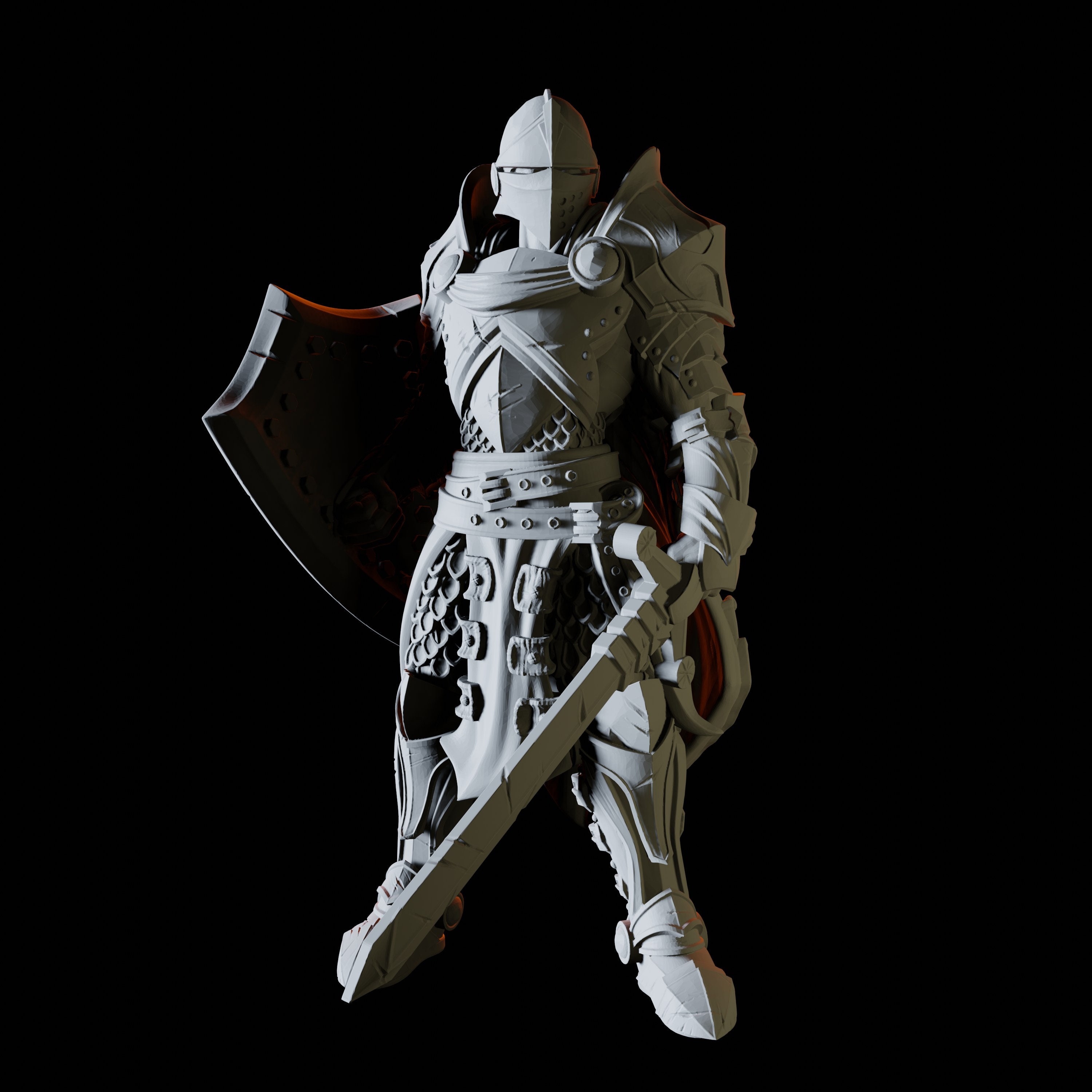 Royal Knight Miniature B for D&D Dungeons and Dragons - Etsy