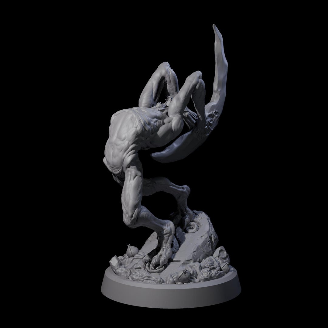 Scythe Wielding Velstrac C Miniature for D&D, Dungeons and Dragons ...