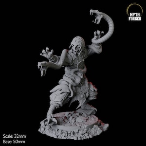 Yuan-ti Malison Snake Charmer Miniature D for D&D, Dungeons and Dragons ...