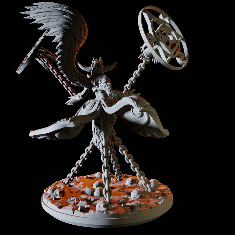 Blind Sorceress Devil Miniature for D&D Dungeons and Dragons | Etsy