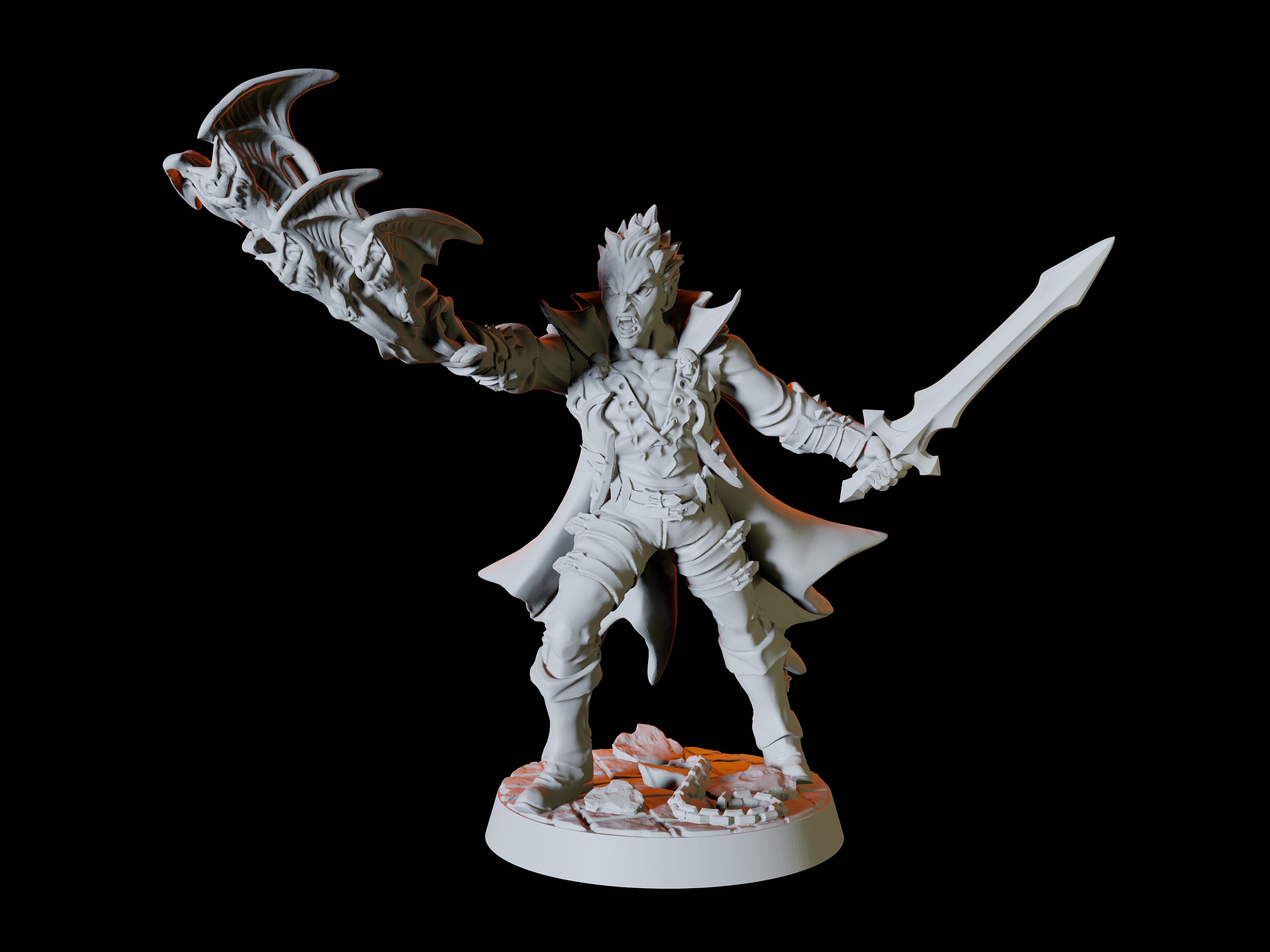 Six Vampire Soldiers Army Set Miniatures for D&D, Dungeons and Dragons ...