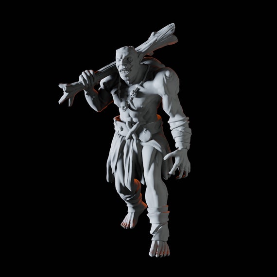 Fomorian Warrior Miniature A for D&D Dungeons and Dragons | Etsy