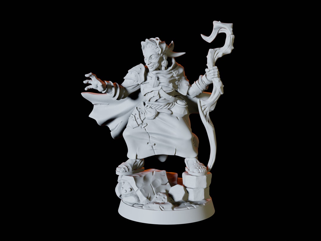 Crone or Hag Wizard Miniature for D&D, Dungeons and Dragons, Pathfinder ...