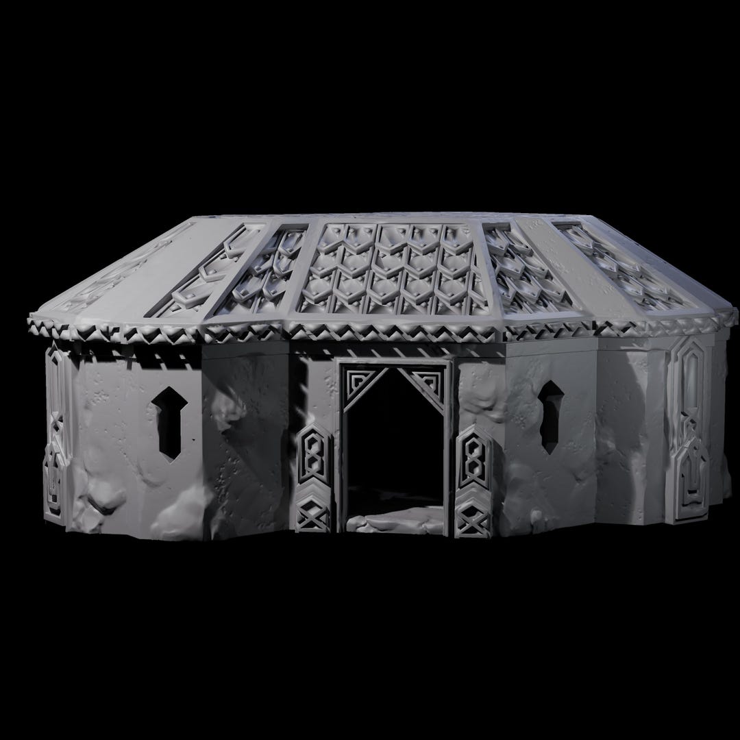 Dwarven Library Lore House Building Scatter Terrain for D&D, Dungeons ...