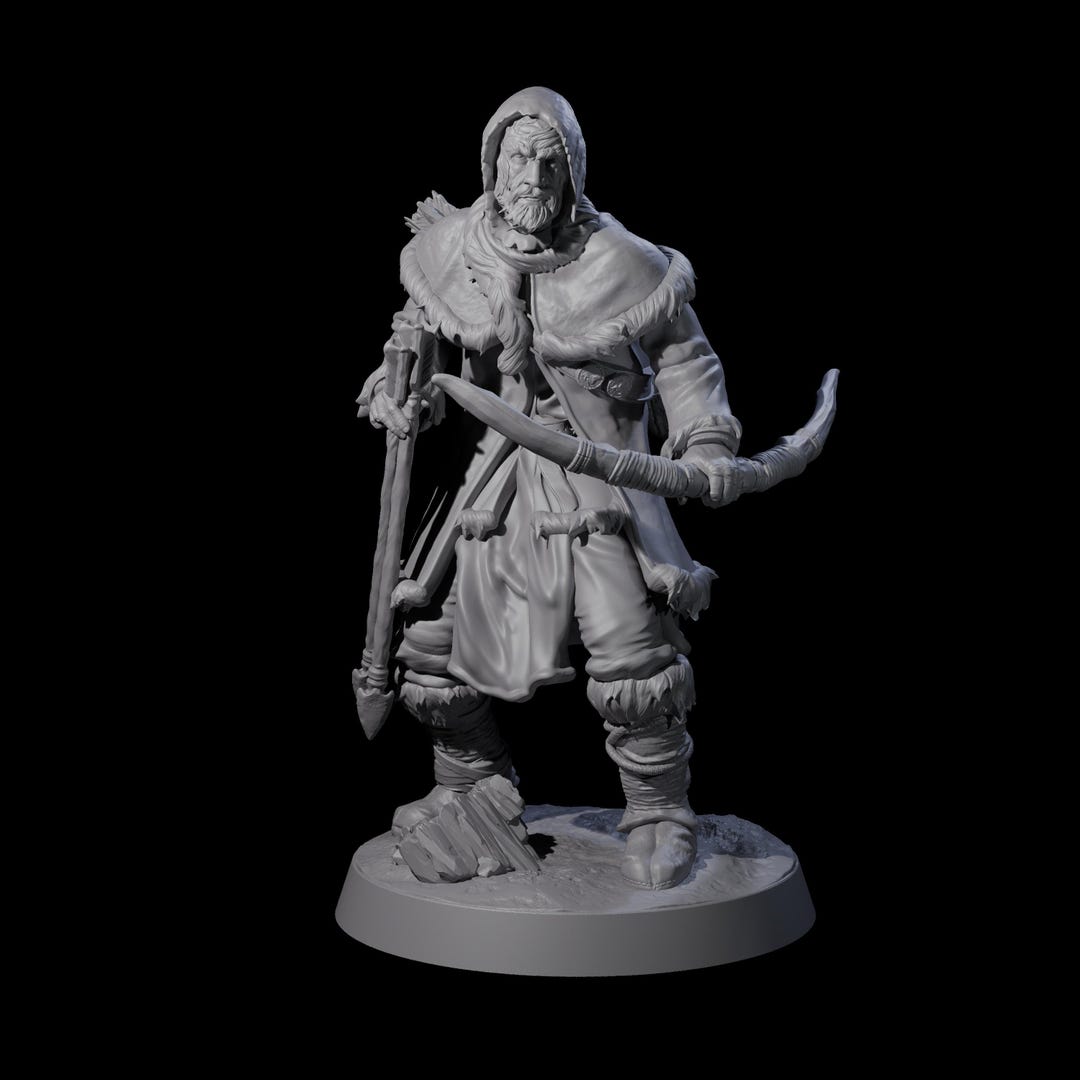 Intrepid Ice Clan Villager D Miniature for D&D, Dungeons and Dragons ...