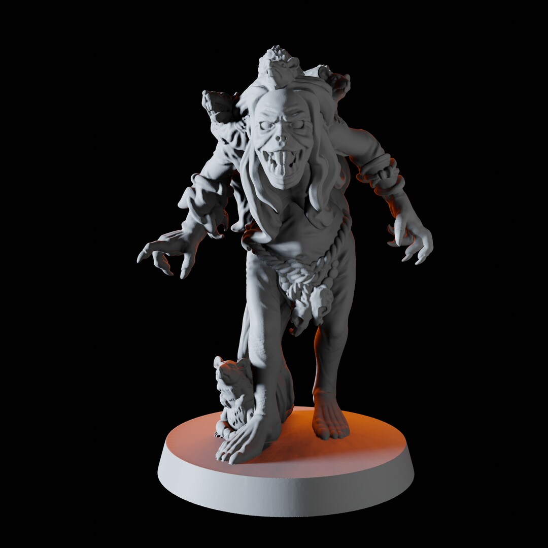 Hag Miniature C for D&D, Dungeons and Dragons, Pathfinder and Many ...