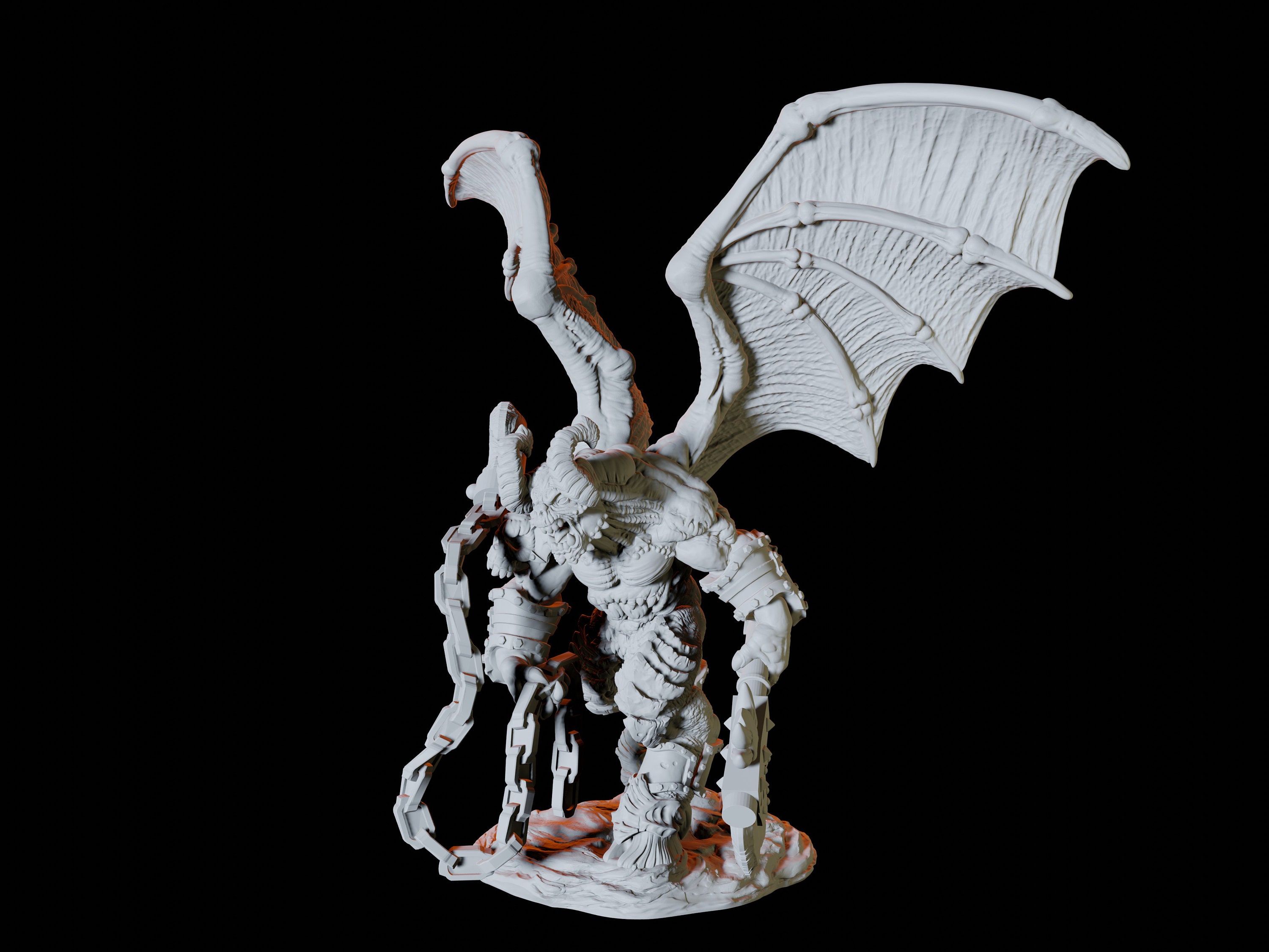 Balor Miniature for D&D Dungeons and Dragons Pathfinder and - Etsy