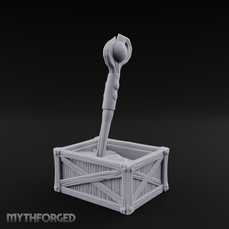 Enchanted Wizard Staff Crate 3D Printed Terrain for D&D, Dungeons and ...