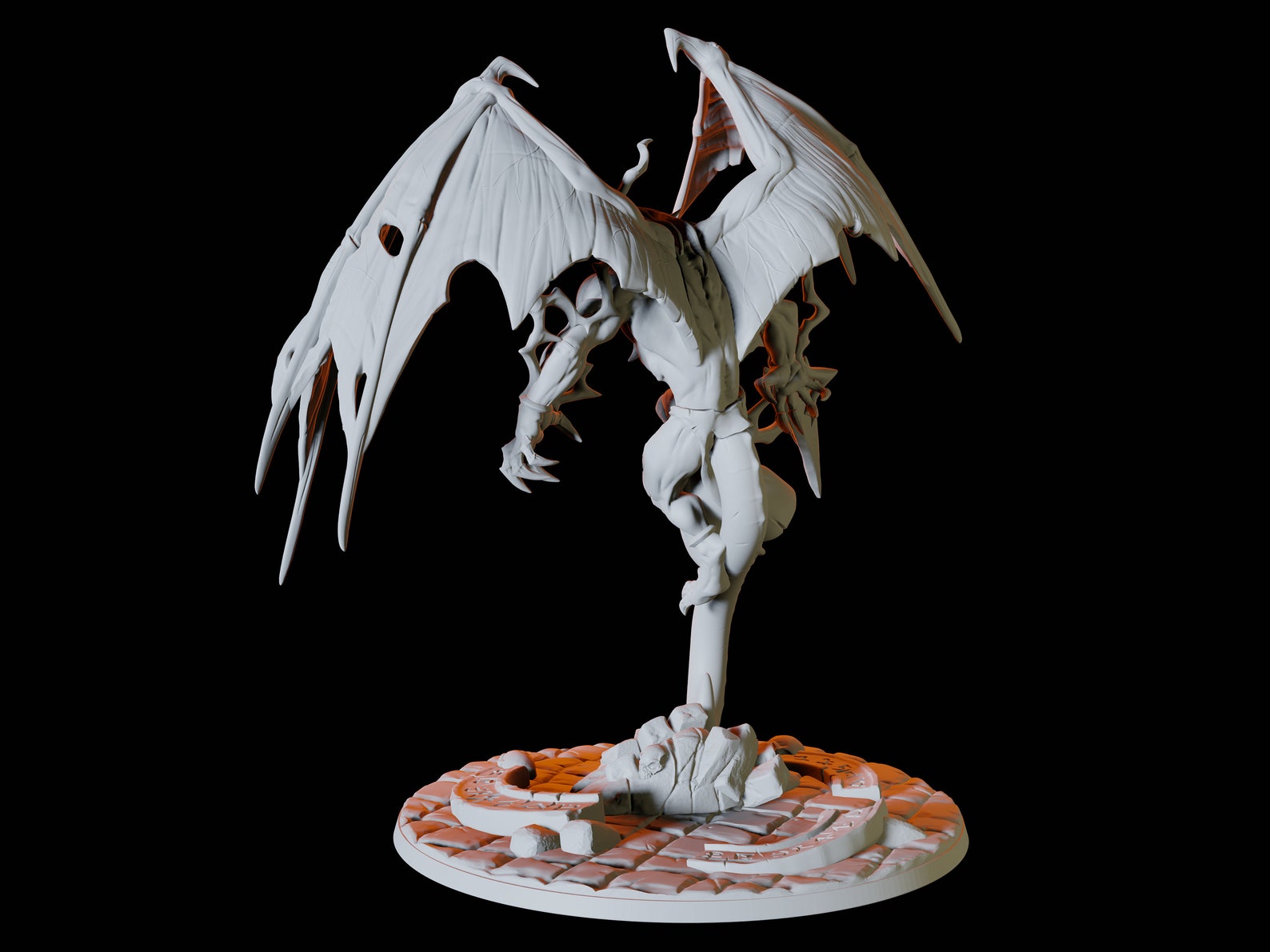 Archdevil Bone Devil or Demon Miniature for D&D, Dungeons and Dragons ...
