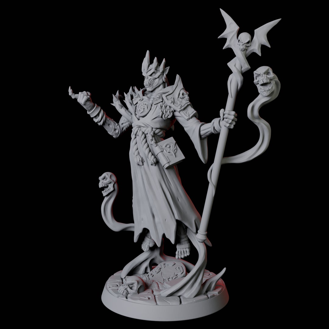 Floating Undead Warlock Miniature for D&D, Dungeons and Dragons ...