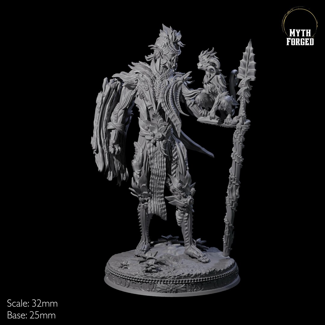 Towering Wood Woad Miniature for D&D, Dungeons and Dragons, Pathfinder ...