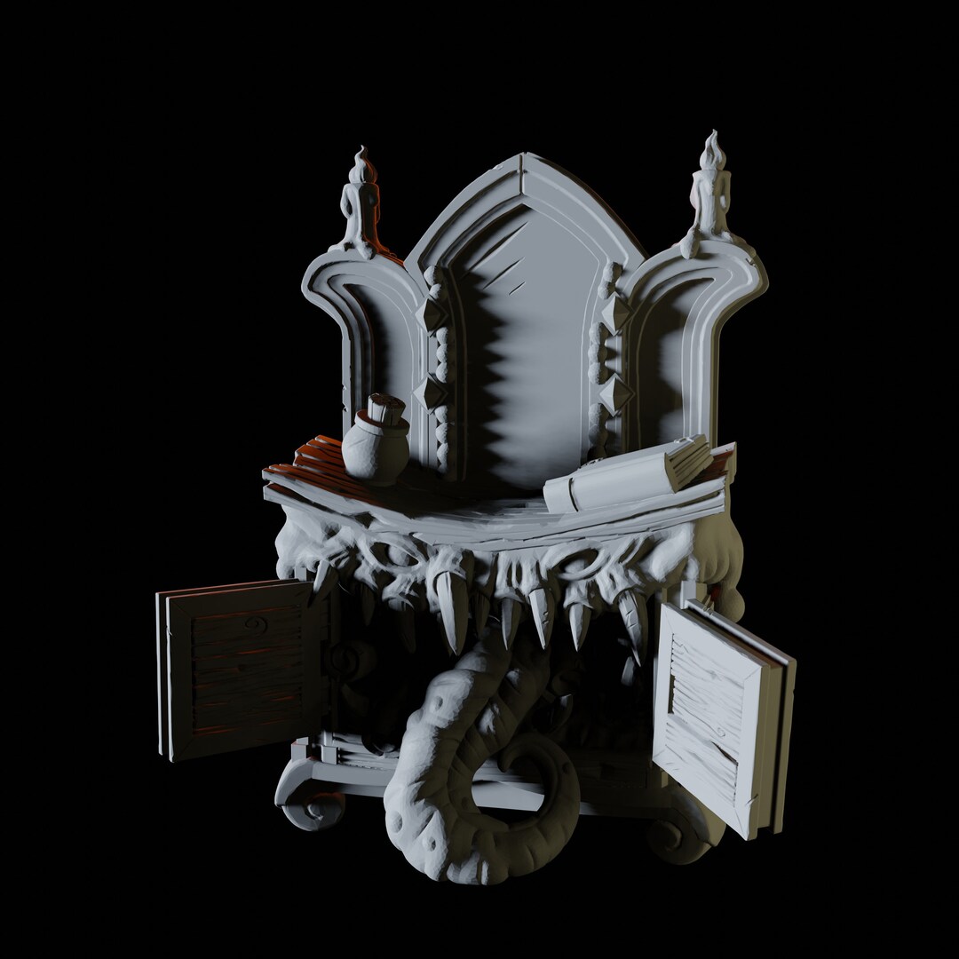 Sideboard Mimic Miniature for D&D, Dungeons and Dragons, Pathfinder and ...