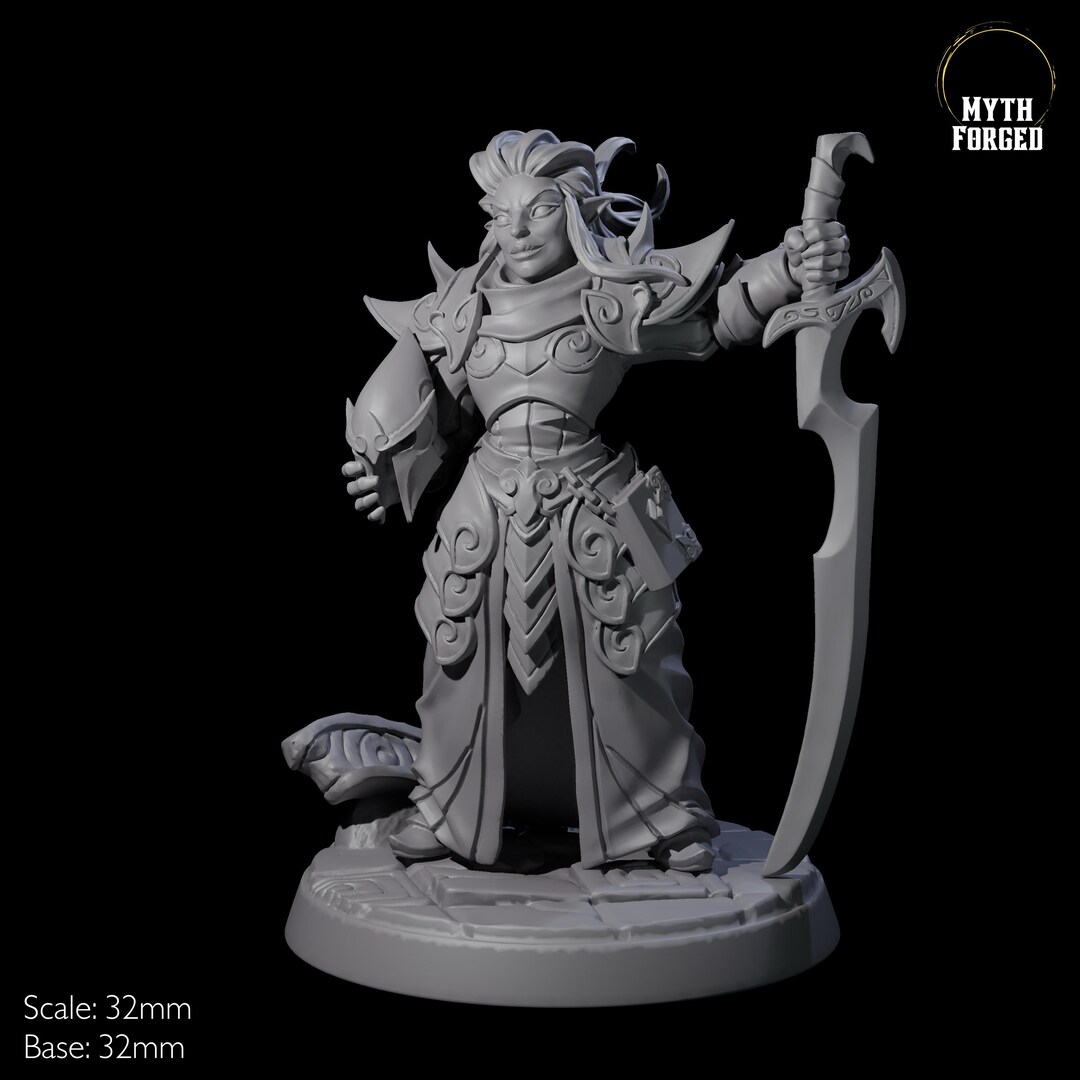 Female High Elf General for D&D, Dungeons and Dragons, Pathfinder and ...