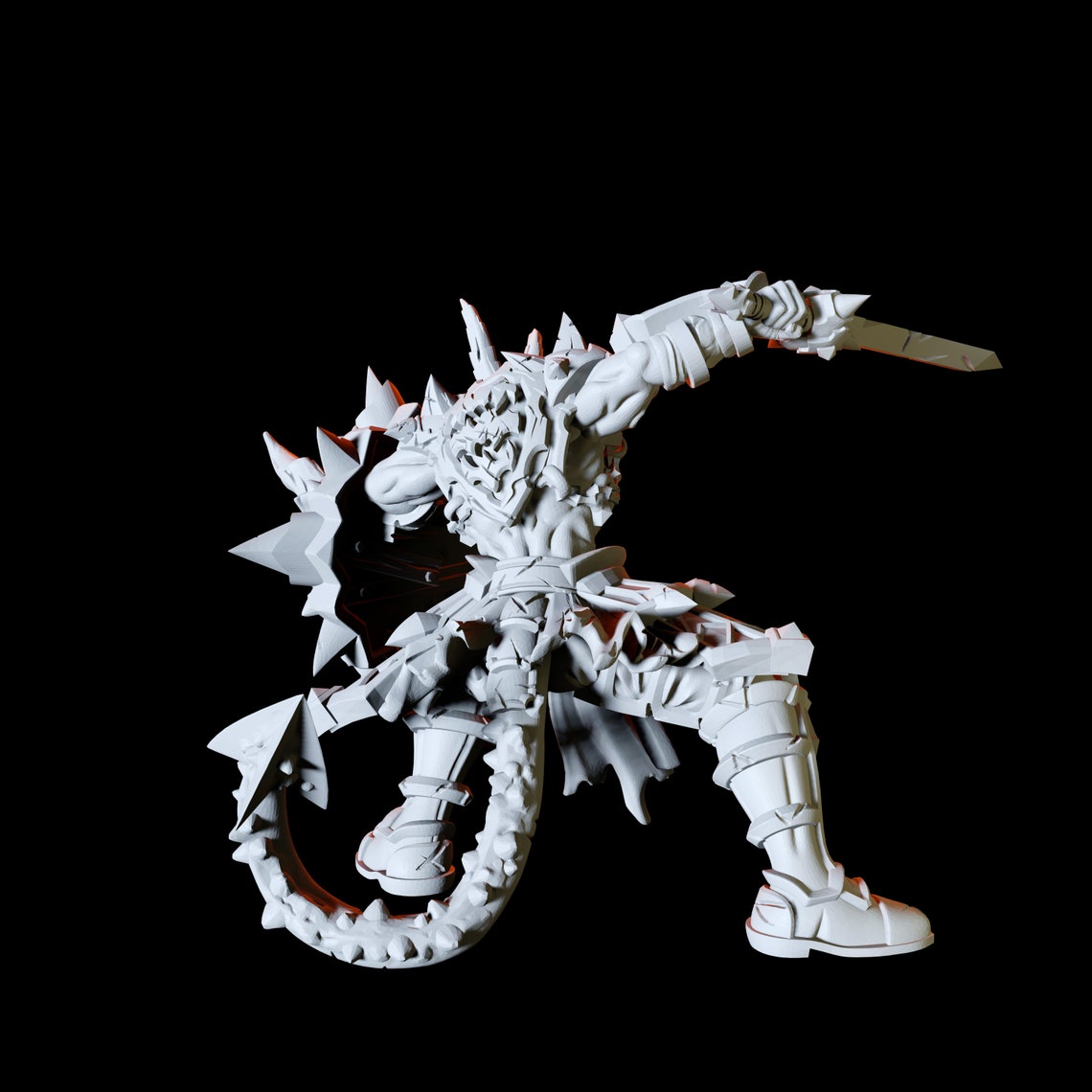 Chain Devil Miniature for D&D Dungeons and Dragons - Etsy