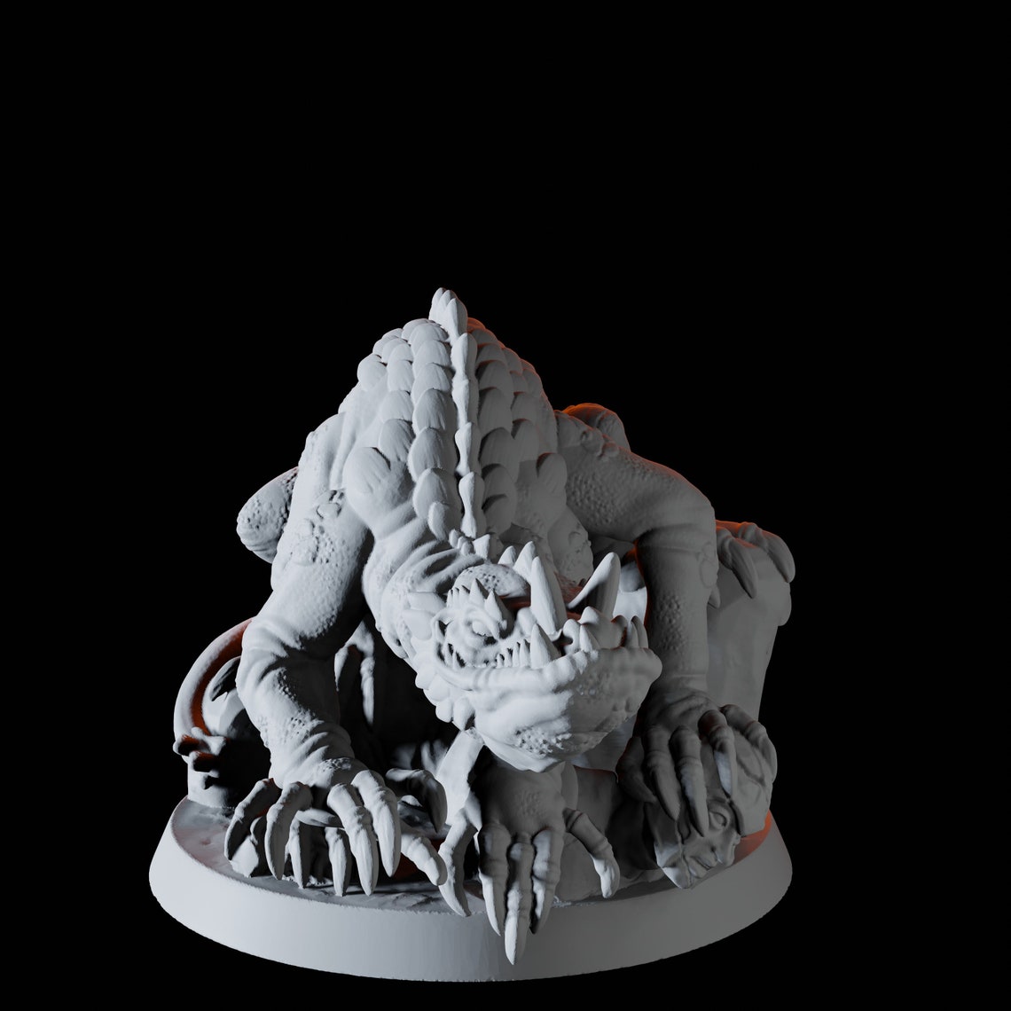 Basilisk Miniature for D&D, Dungeons and Dragons, Pathfinder and Many ...