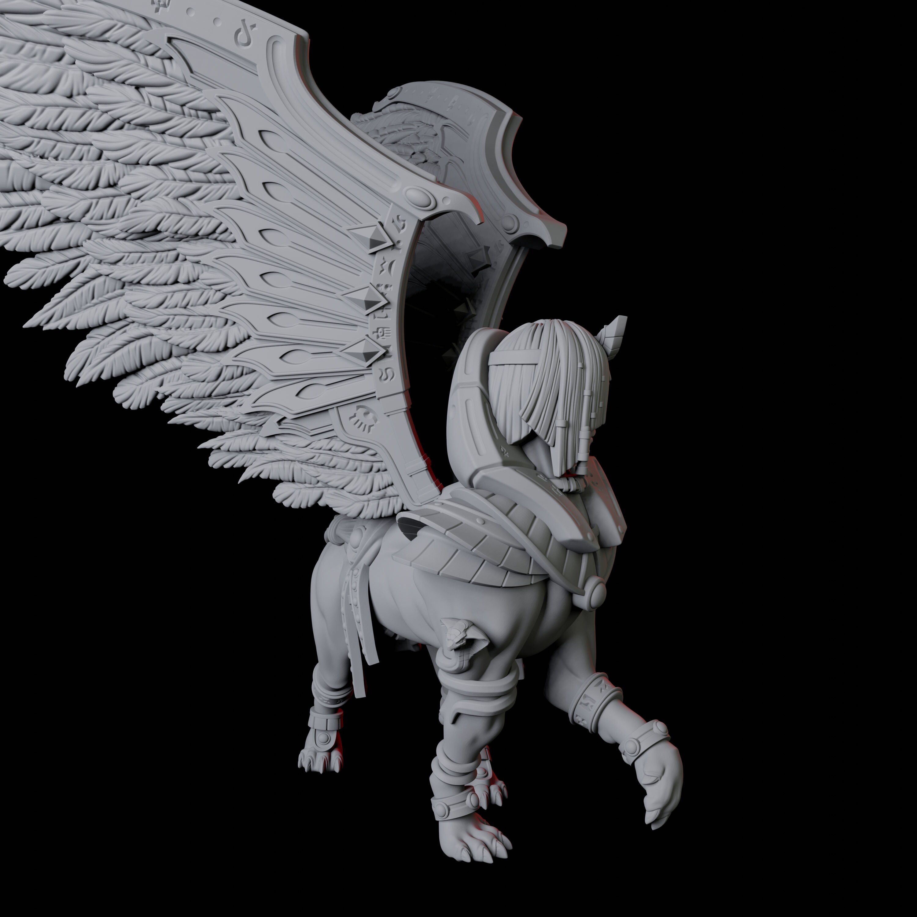 Majestic Winged Sphinx for D&D, Dungeons and Dragons, Pathfinder and ...