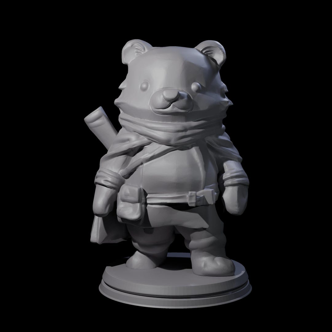 Cute Woodland Ursine A Miniature for D&D, Dungeons and Dragons ...