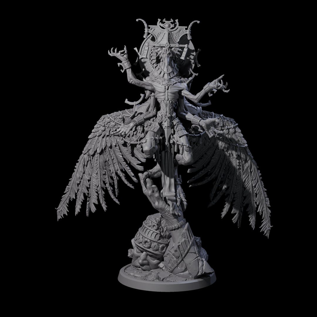 Miniatura celestial del Empíreo Caído para D&D, Dungeons and Dragons ...