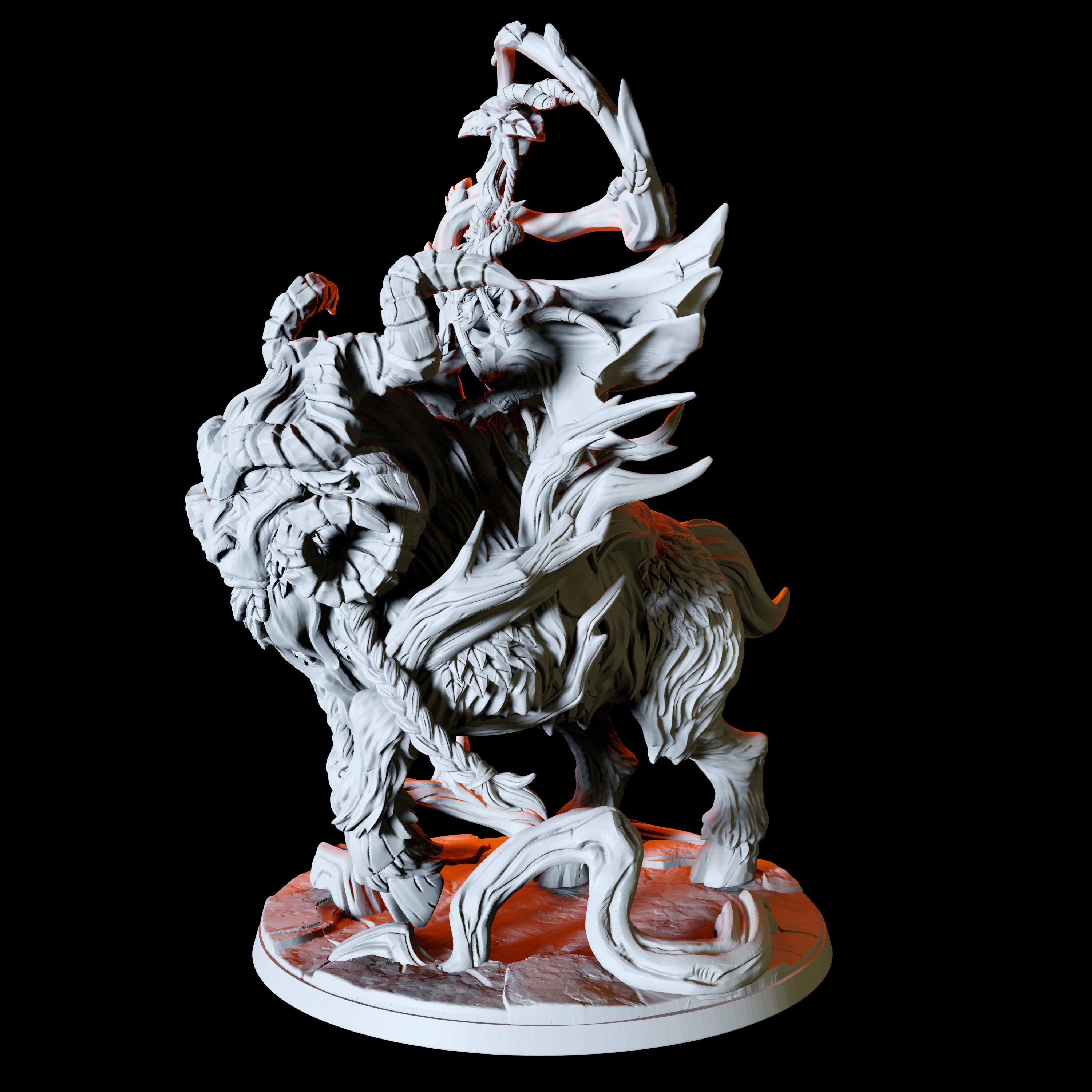 Druidic Ram Miniature for D&D Dungeons and Dragons | Etsy