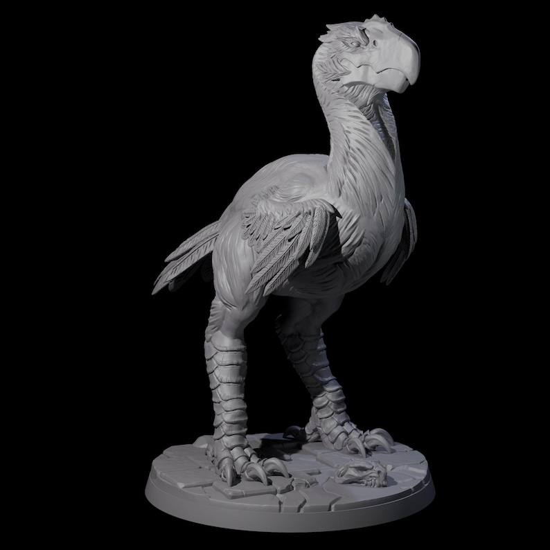 Four Hunting Axe Beaks Miniature for D&D, Dungeons and Dragons ...