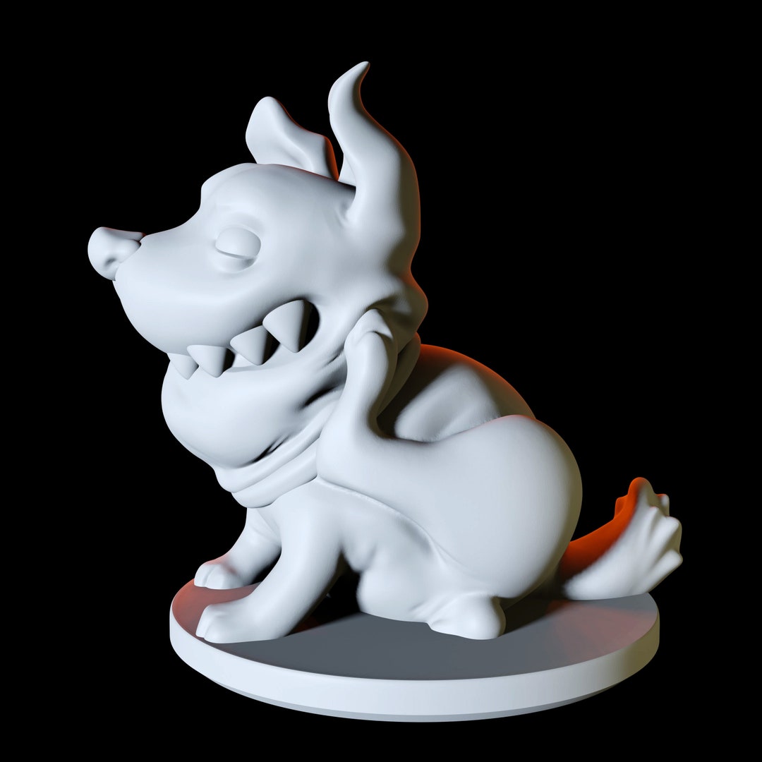 Dog Familiar Miniature for D&D, Dungeons and Dragons, Pathfinder and ...
