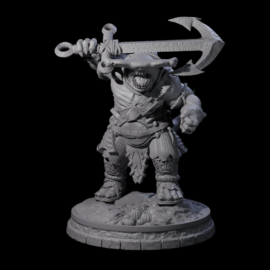 Dripping Sharkin N Miniature for D&D, Dungeons and Dragons, Pathfinder ...