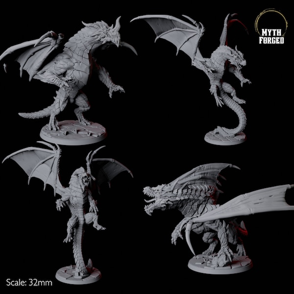 Dragon Miniature - Etsy