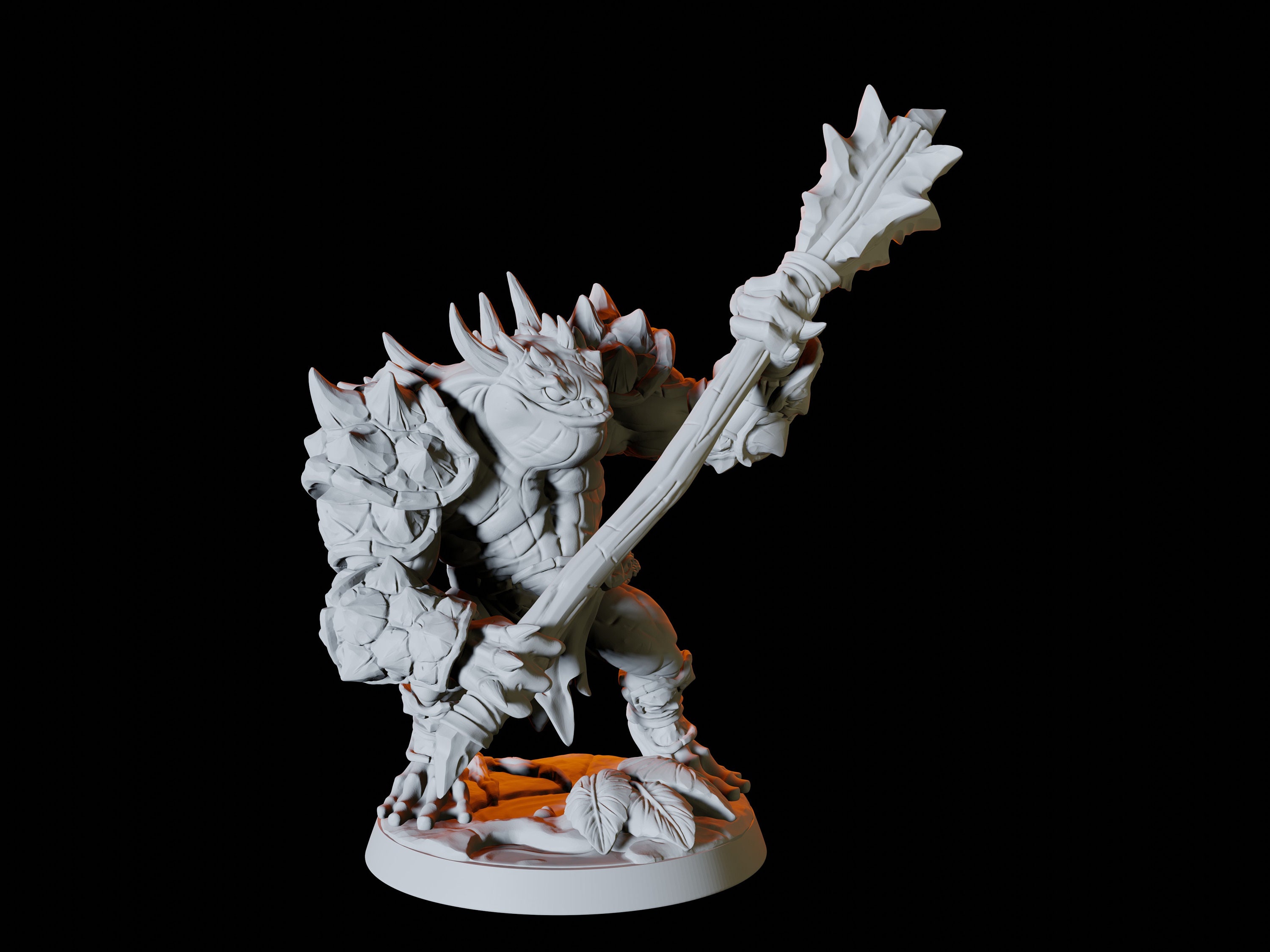 Two Bullywug Warriors Miniature for D&D, Dungeons and Dragons ...