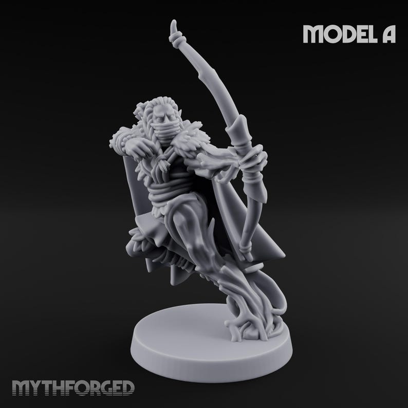 Hooded Bandit Crew Human Bandit A Miniature for D&D, Dungeons and ...