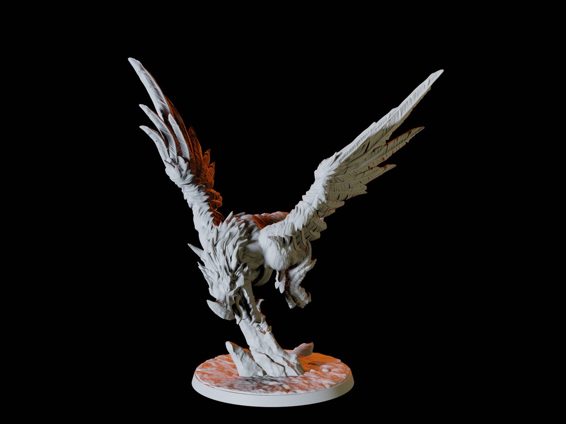 Griffon or Gryphon Miniature for D&D Dungeons and Dragons - Etsy UK