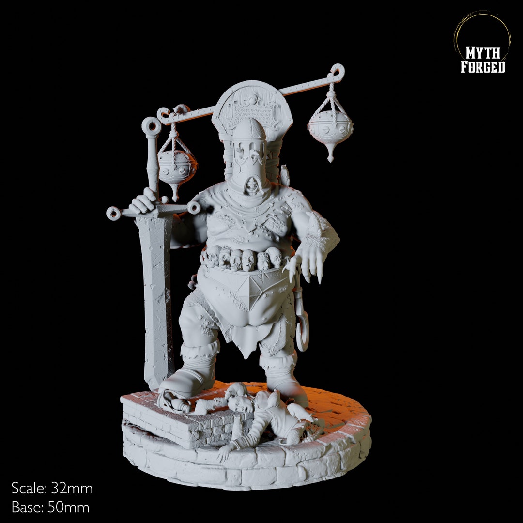 Ratfolk Executioner Miniature for D&D, Dungeons and Dragons, Pathfinder ...
