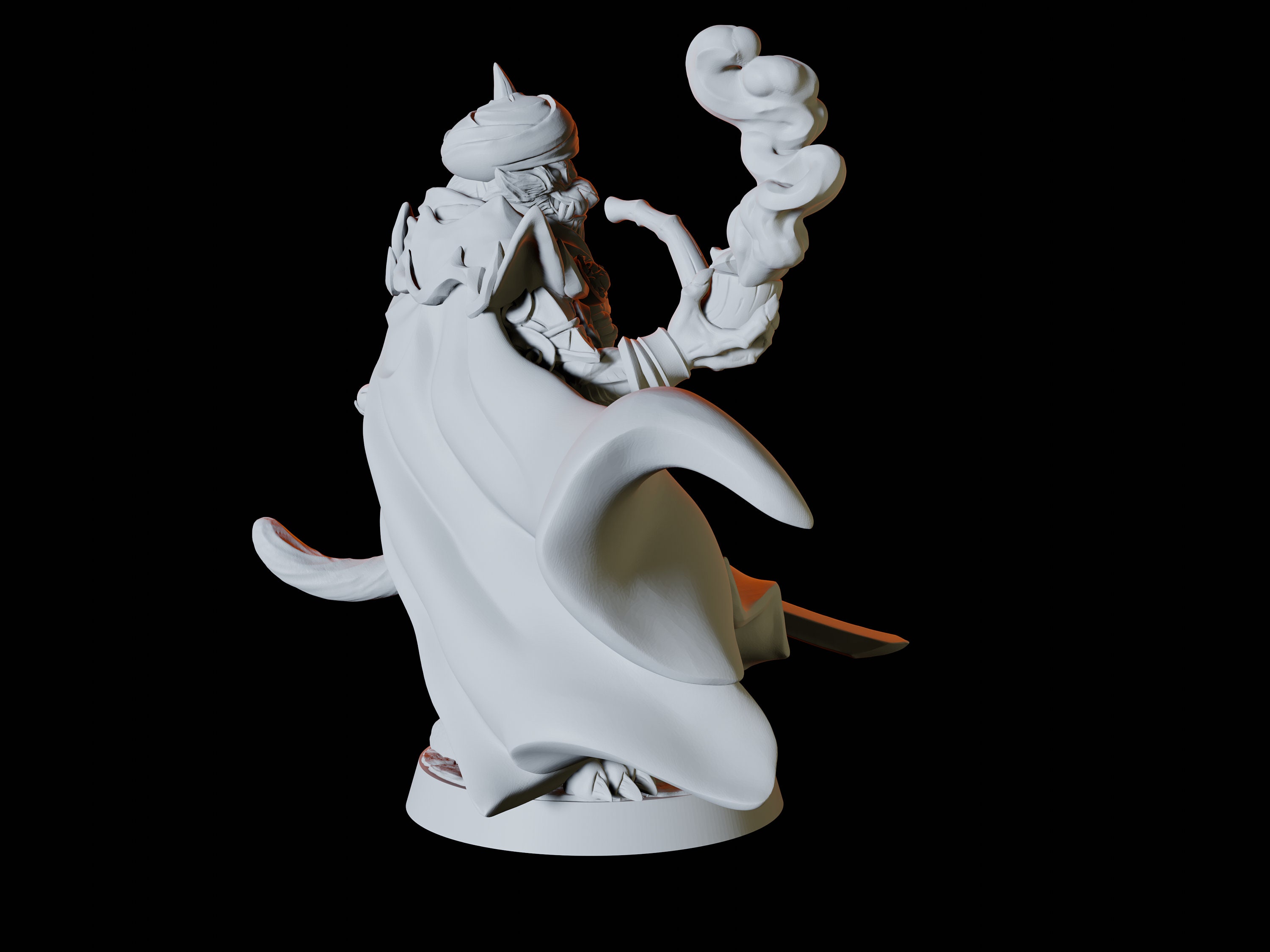 Tabaxi Tigerfolk or Rakshasa Boss Warrior Miniature for D&D - Etsy UK