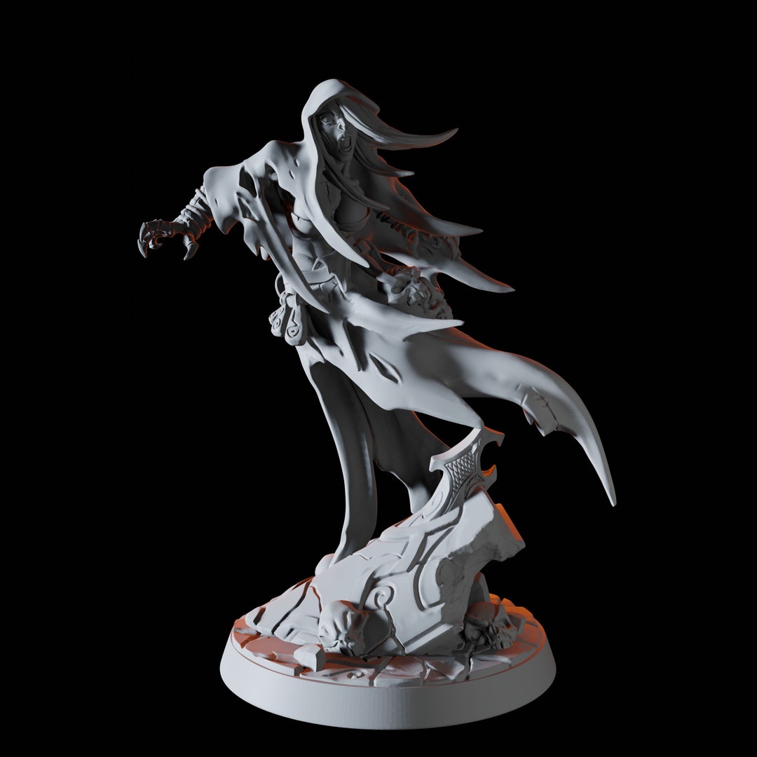Screaming Wight Miniature for D&D, Dungeons and Dragons, Pathfinder and ...