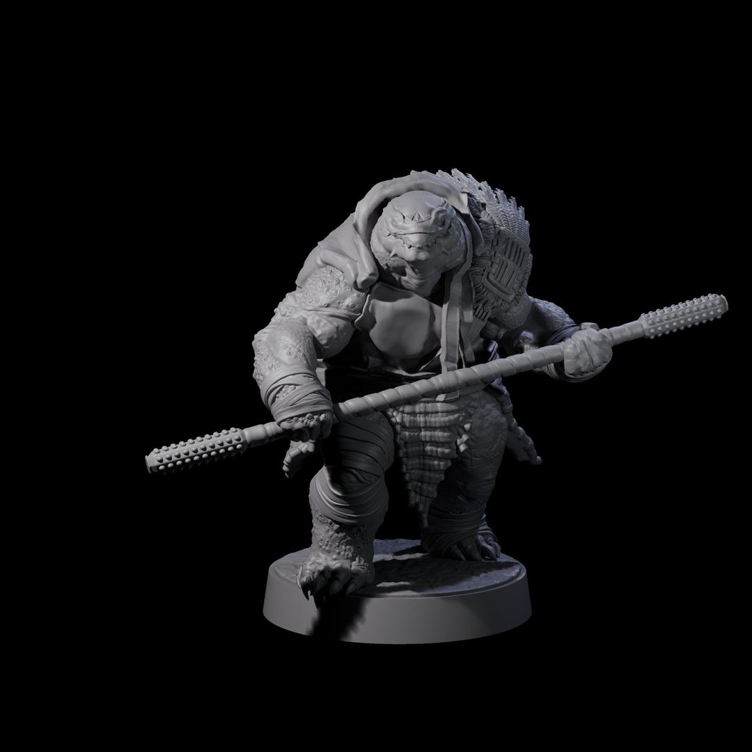 Masked Tortle Ninja B Miniature for D&D, Dungeons and Dragons ...