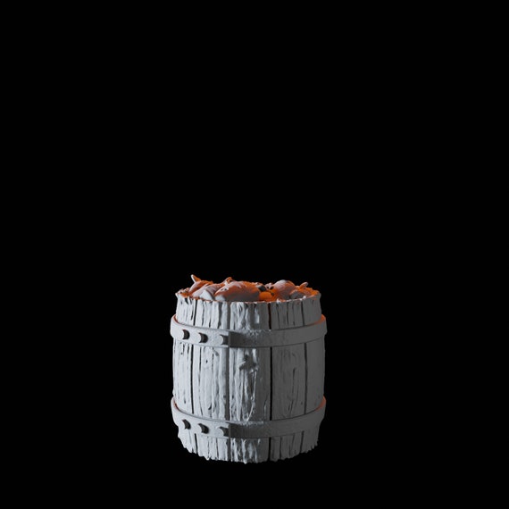 Barrel Miniature for D&D Dungeons and Dragons Pathfinder and | Etsy