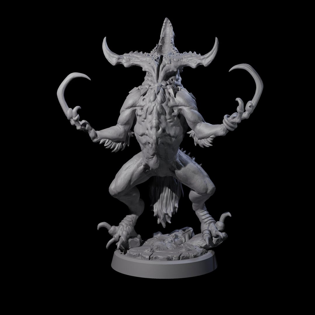 Ravaged Axe Beak Beast C Miniature for D&D, Dungeons and Dragons ...
