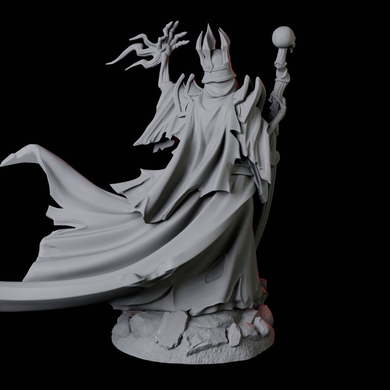 Renegade Lich Miniature for D&D, Dungeons and Dragons, Pathfinder and ...