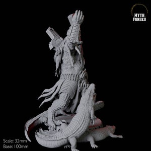 Epic Crocodile Lizardfolk BBEG Boss for D&D, Dungeons and Dragons ...