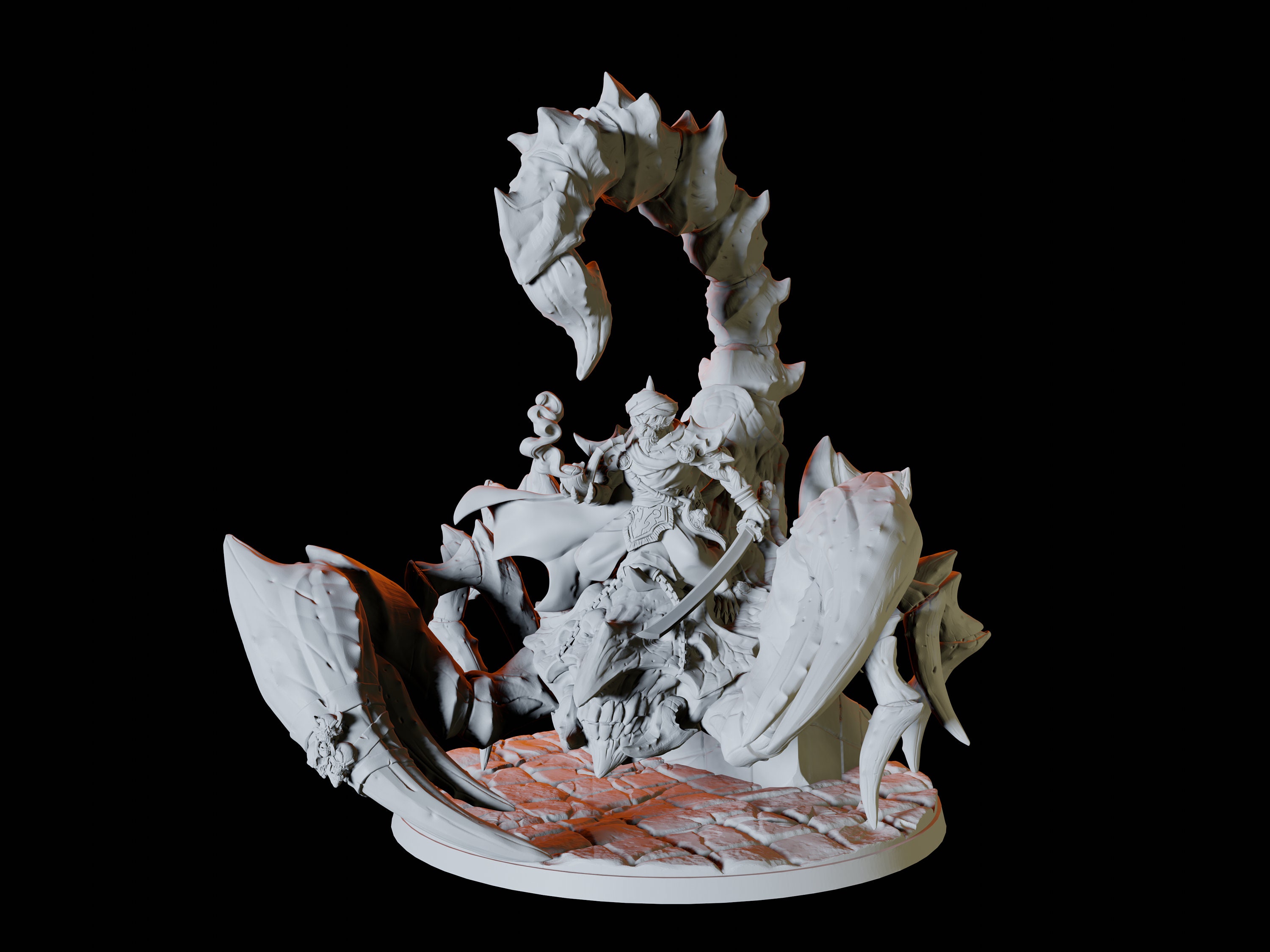 Dungeons and Dragons Giant DeathStalker Hybrid Scorpion Miniature for ...