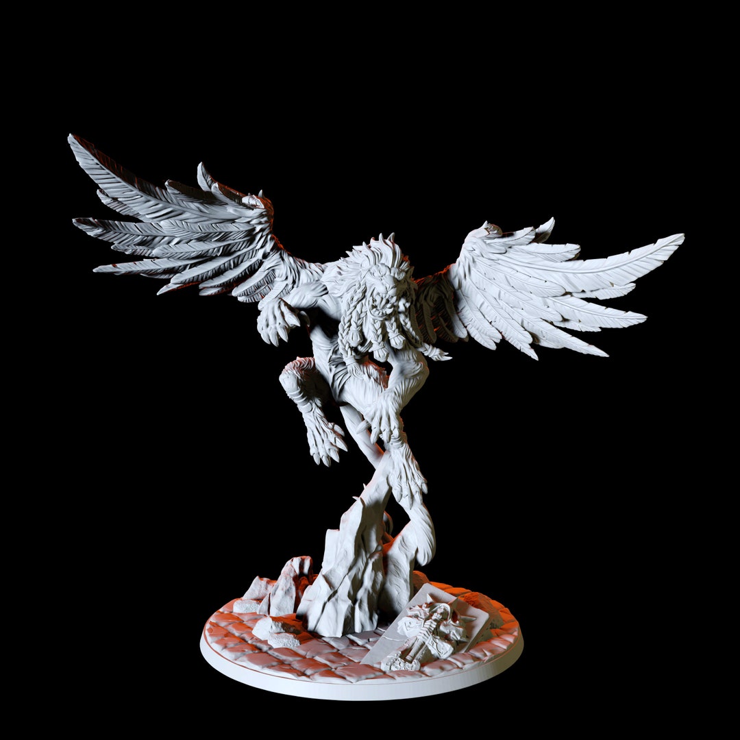Winged Lion Miniature for D&D, Dungeons and Dragons, Pathfinder and ...