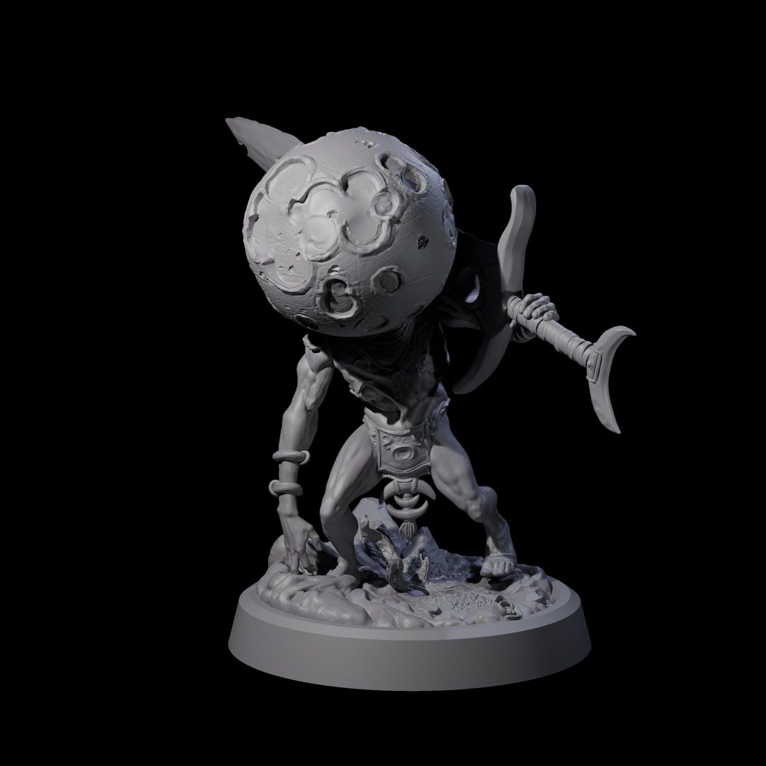 Spritely Azata Fighter B Miniature for D&D, Dungeons and Dragons ...