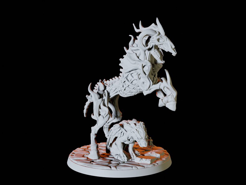 Nightmare Steed Miniature for D&D Dungeons and Dragons | Etsy UK