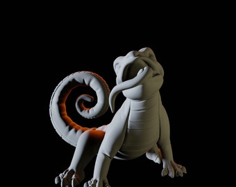 Fire Lizards Lahith the Lizard 28mm Miniatures for Tabletop Gaming dnd ...