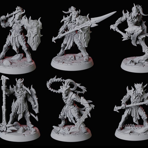 28mm Baphomet Dnd Miniatures Dungeons & Dragons Miniatures - Etsy
