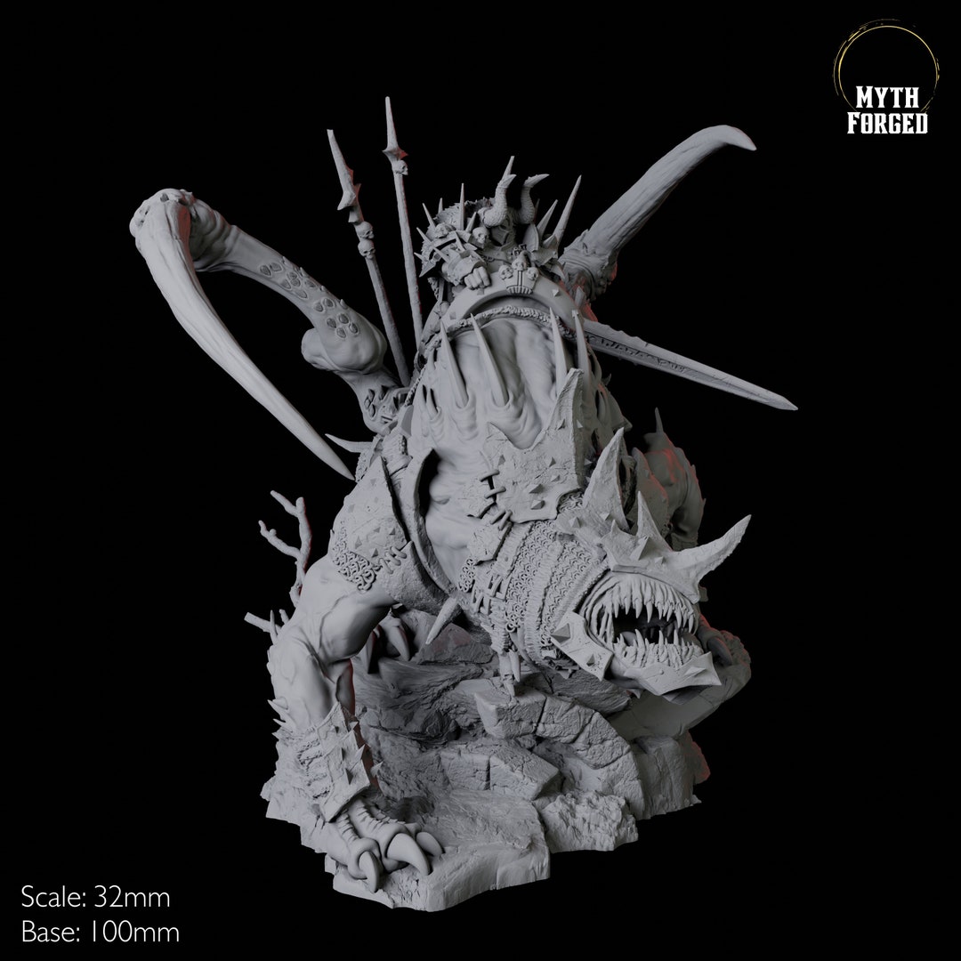 Harbinger Beast Miniature for D&D, Dungeons and Dragons, Pathfinder and ...