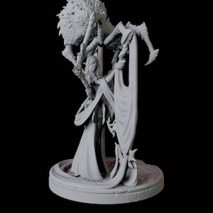Female Drow Spider Priestess Miniature A for D&D, Dungeons and Dragons ...