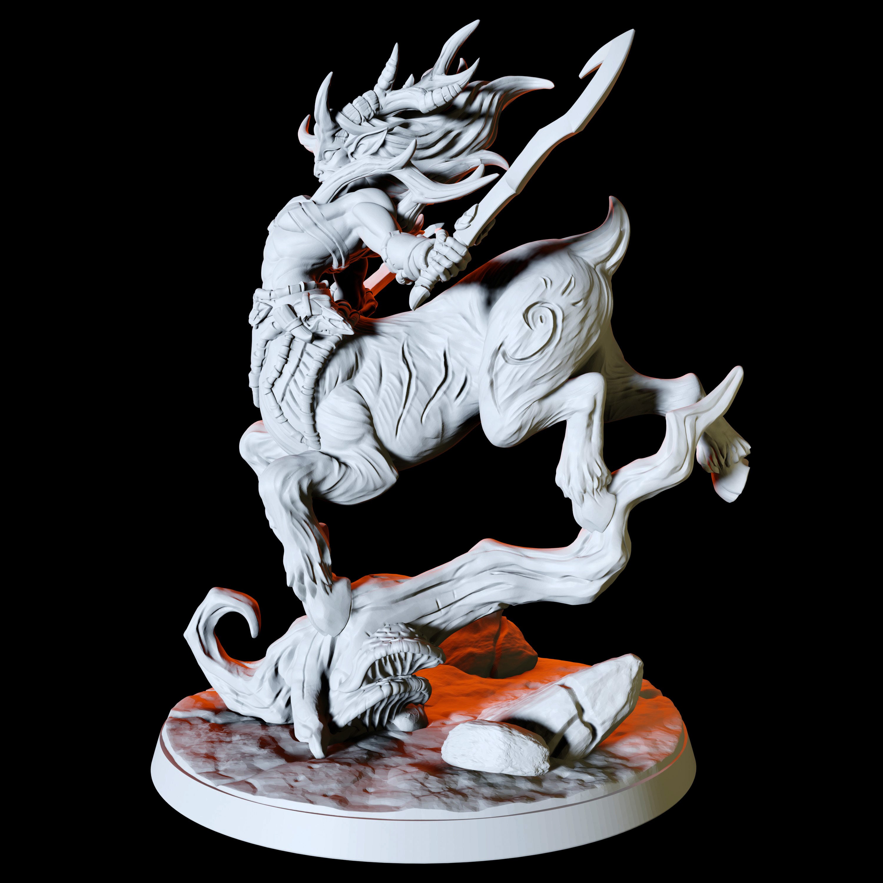 Satyr or Centaur Battlemaster Miniature for D&D Dungeons and | Etsy