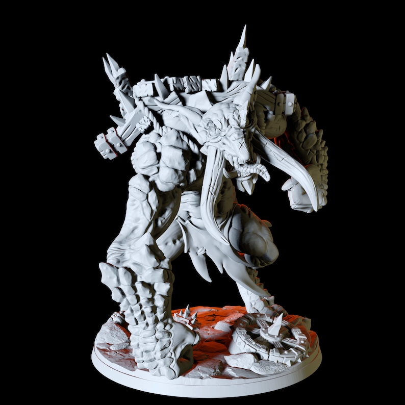 Blackrazor Troll Miniature for D&D Dungeons and Dragons - Etsy UK