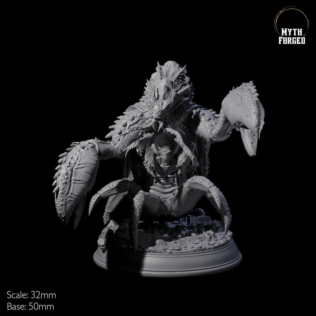 Snappy Giant Crab Miniature for D&D, Dungeons and Dragons, Pathfinder ...