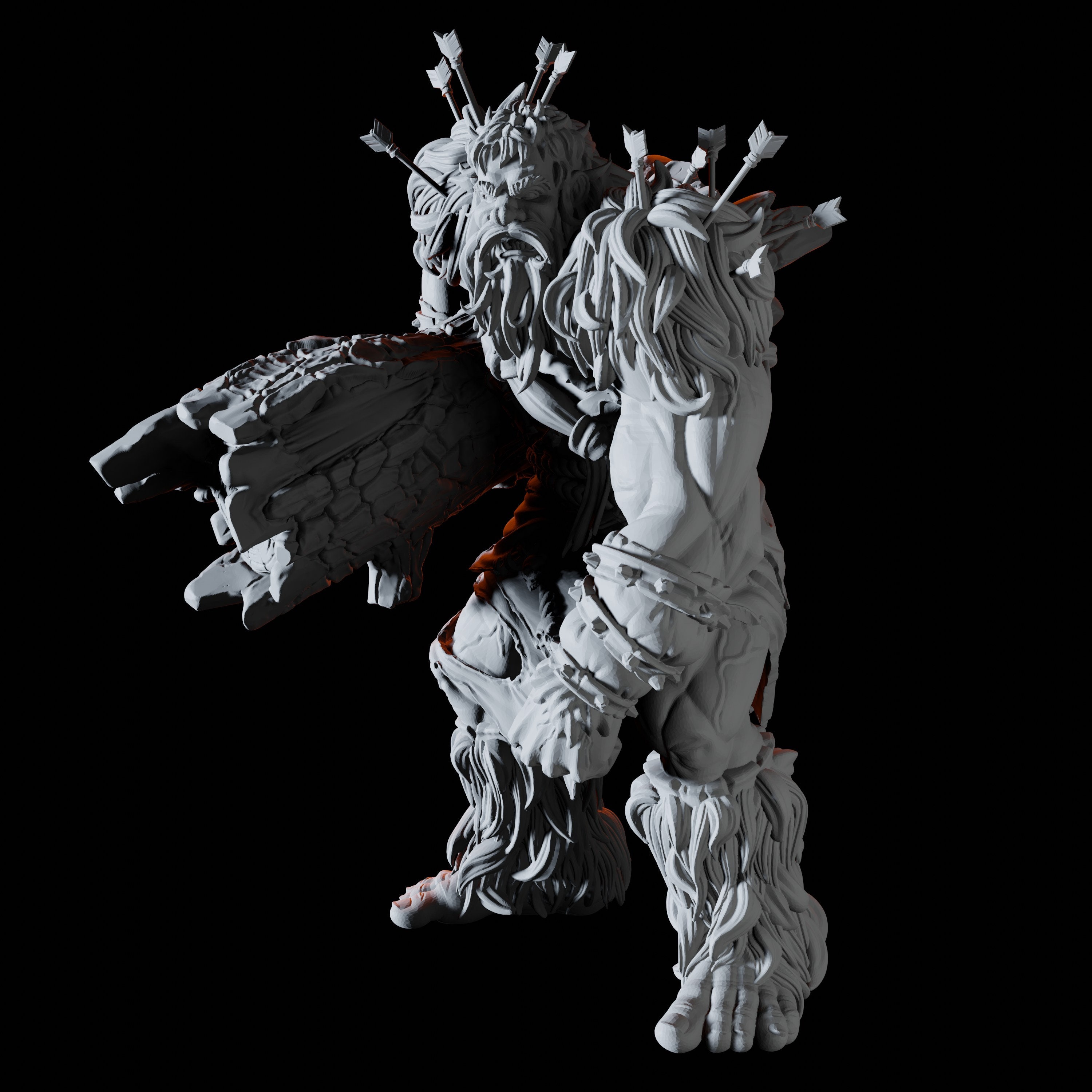 Log Throwing Giant Miniature for D&D Dungeons and Dragons - Etsy